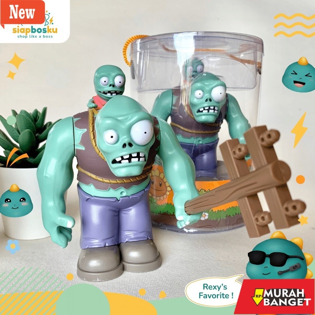 Jual Mainan action figure yg lagi viral- MAINAN ANAK PLANTS VS ZOMBIES ...