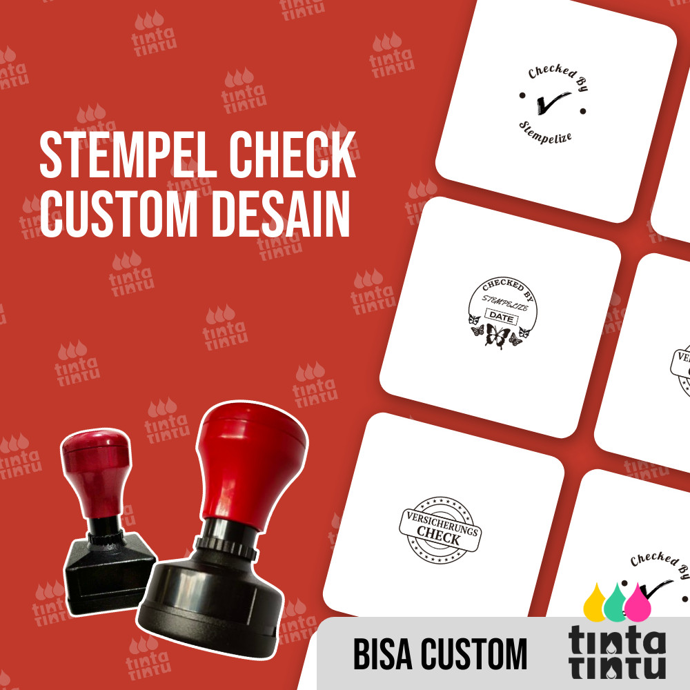 Jual Stempel Check Custom Desain | Shopee Indonesia