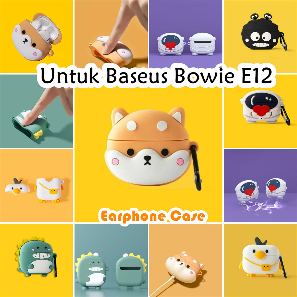 Jual 【inovasi】Untuk Baseus Bowie E12 Case Casing Trendi Kartun Soft ...