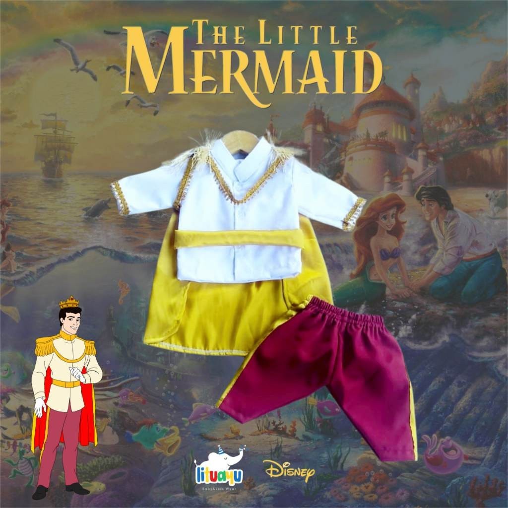 Jual Kostum Anak Pangeran Eric From The Little Mermaid | Shopee Indonesia