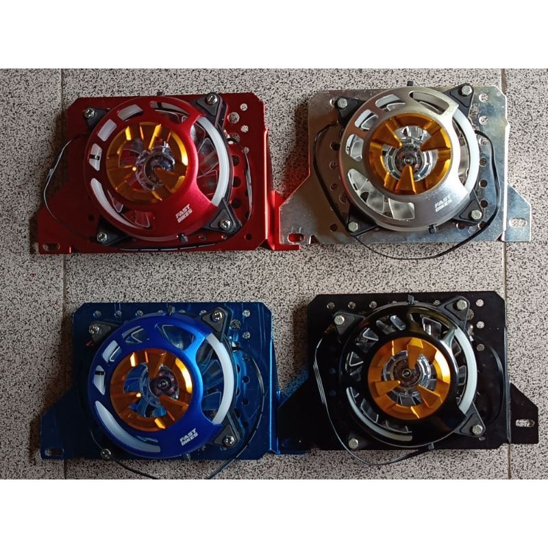 Jual RH64RF Cover radiator extra fan Nmax, Aerox, lexy + lampu LED ...