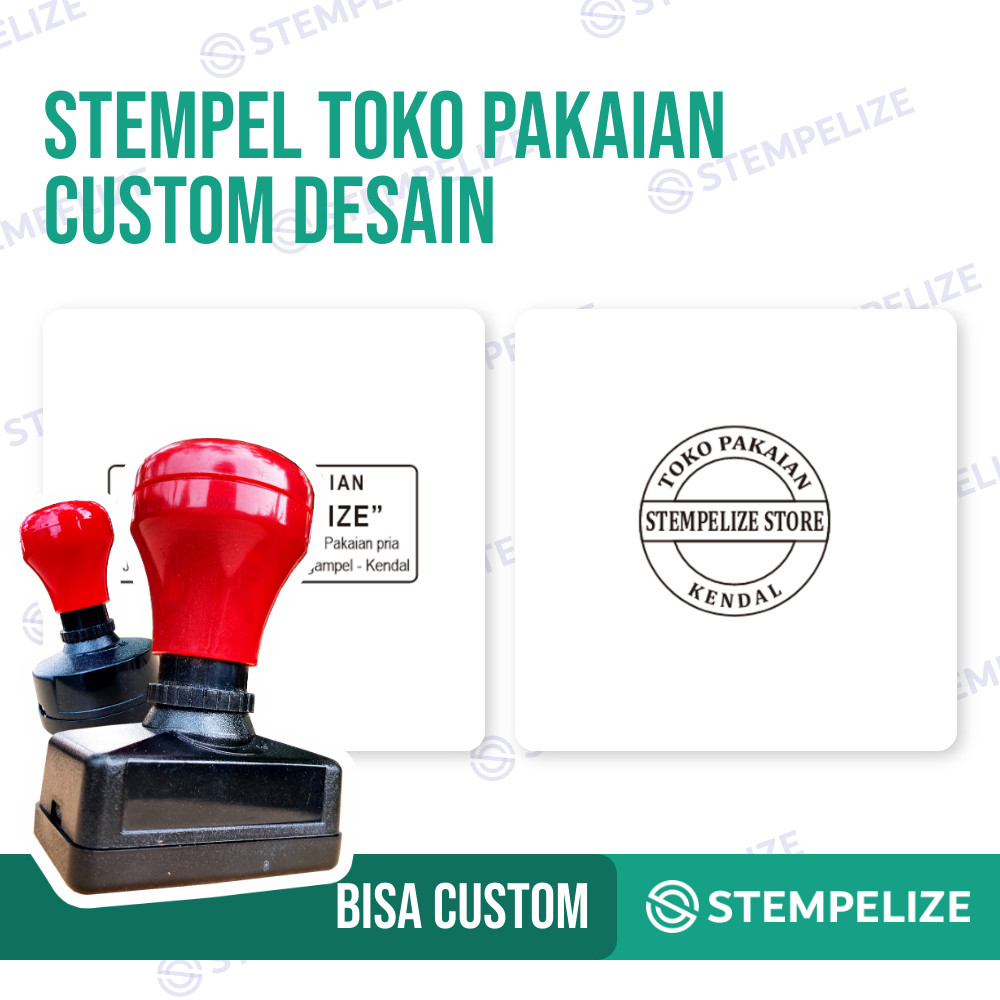 Jual Stempel Toko Pakaian Custom Desain | Shopee Indonesia