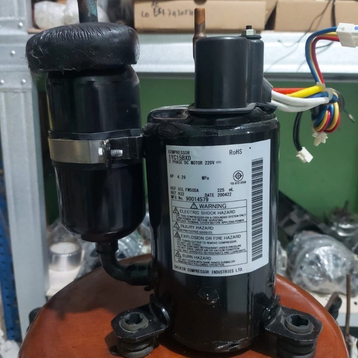 Jual MF99 kompresor ac daikin inverter r32 -1YC15BXD Original 1/2 PK ...