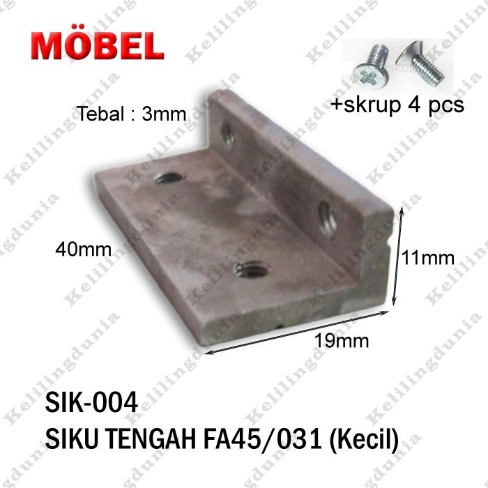 Jual SIKU FRAME TENGAH FA45/031 (Kecil) | Shopee Indonesia