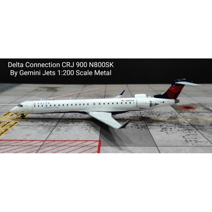 Jual DIECAST PESAWAT TERBANG Delta Connection CRJ 900 N800SK By Gemini ...
