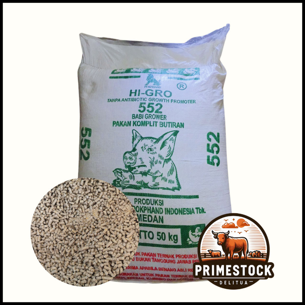 Jual Pakan Babi Repack 1 Kg 552 Pokphand - Komplit, Tanpa Antibiotik, untuk Pertumbuhan dan ...