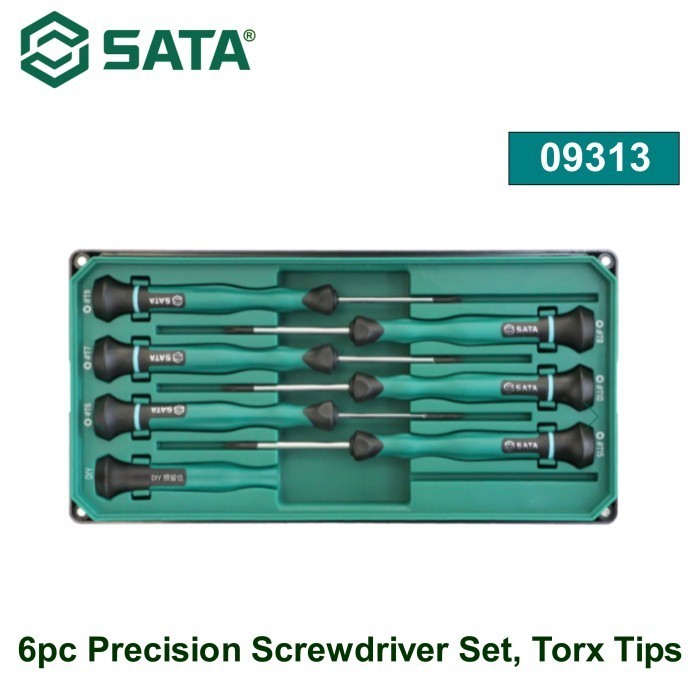 Jual SATA 09313 Obeng Mikro Bintang Set 6 Pcs Precision Screwdriver Set ...