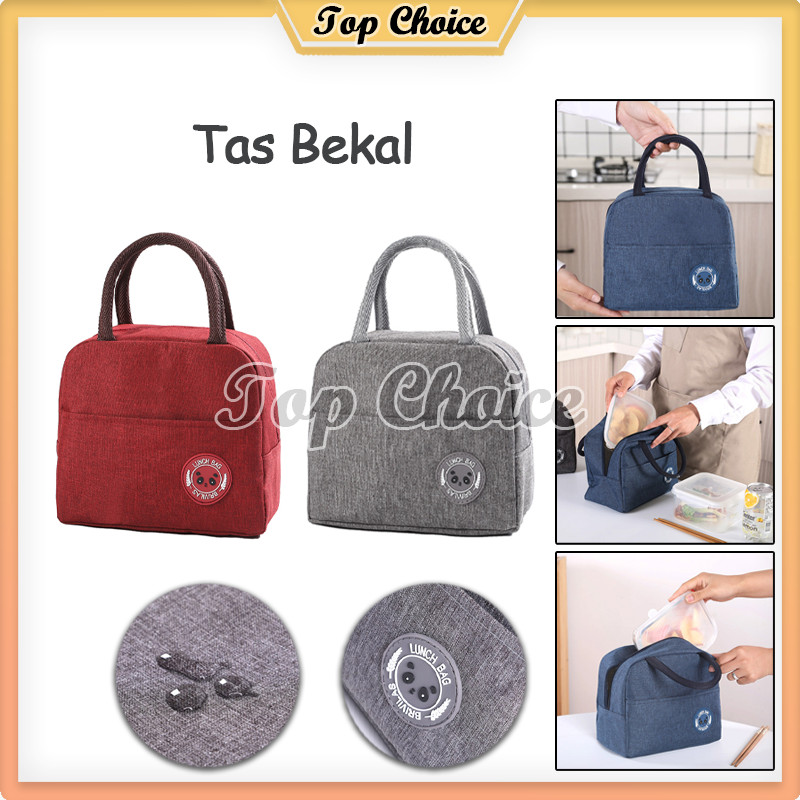 Jual Tas Bekal / Tas Makanan Sekolah Bahan 2 Lapis / Tas Travel Tempat ...
