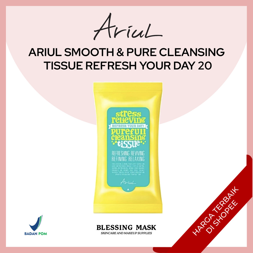 Jual Ariul Smooth & Pure Cleansing Tissue | The Perfect Refresh Your ...