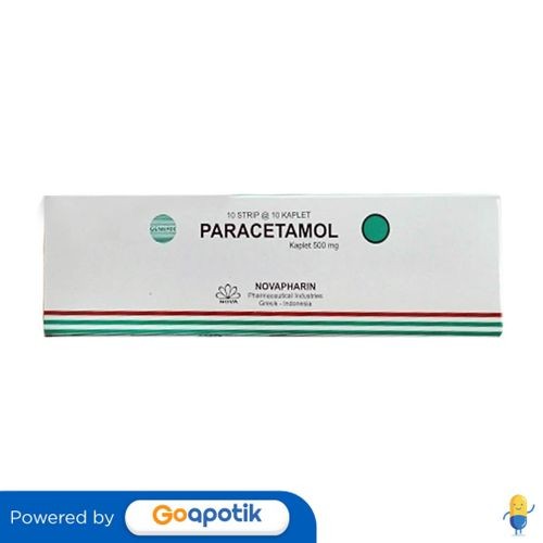 Jual Paracetamol Novapharin 500 Mg Box 100 Kaplet | Shopee Indonesia