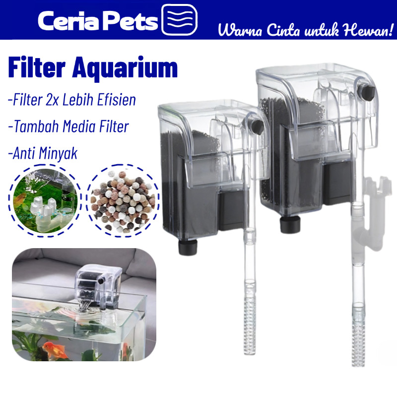 Jual Filter Aquarium Full Set Anti Minyak Akuarium - Upgrade Media ...