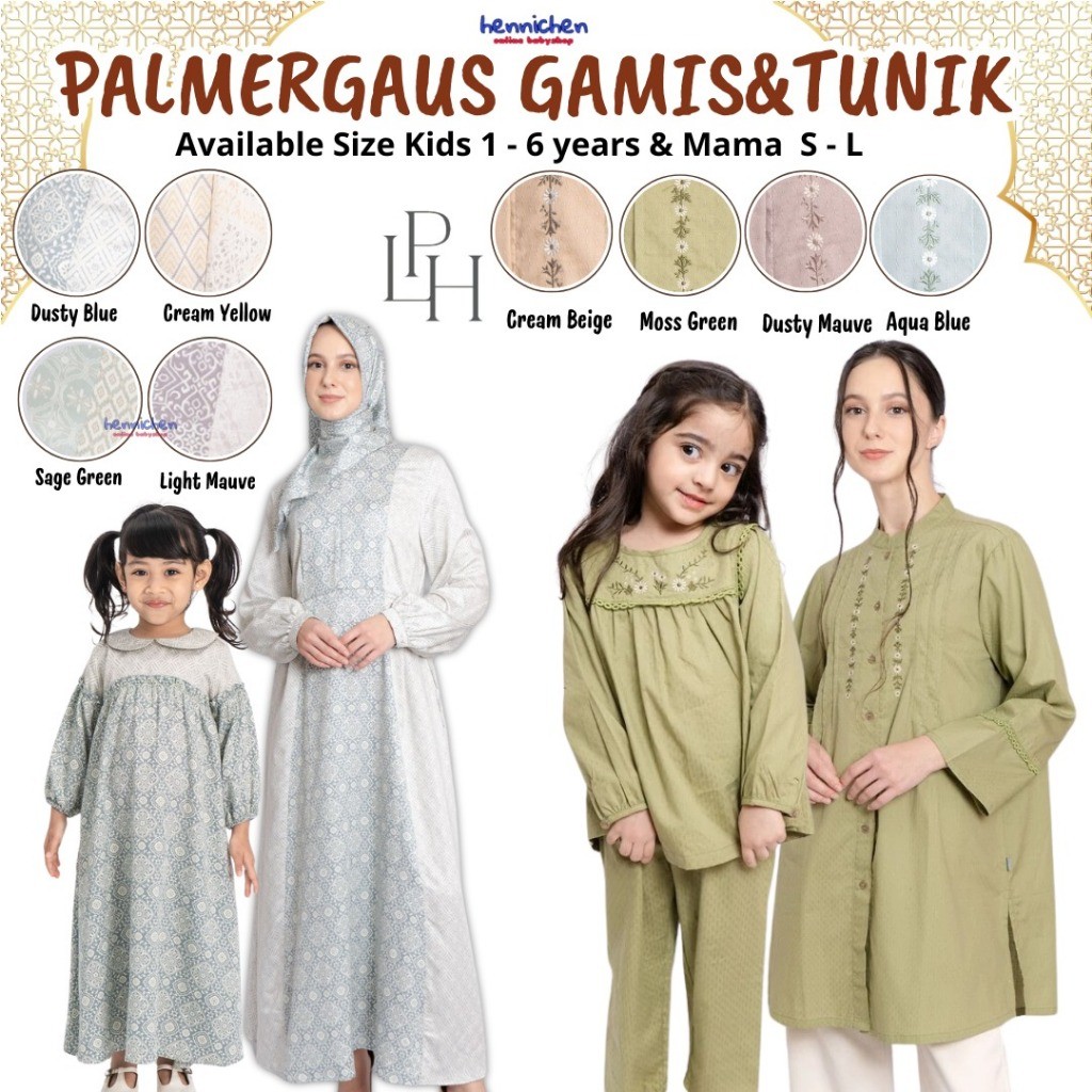Jual FG45RF Palmerhaus 1-6 Tahun Tunik Gamis Zahra Yarra Alya Ziya Anak ...