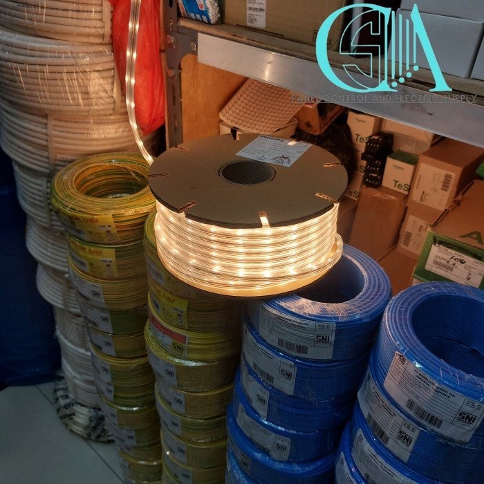 Jual PHILIPS LED Strip DLI 31086 4,6W 3000K Warm White LED Tape 50Meter ...