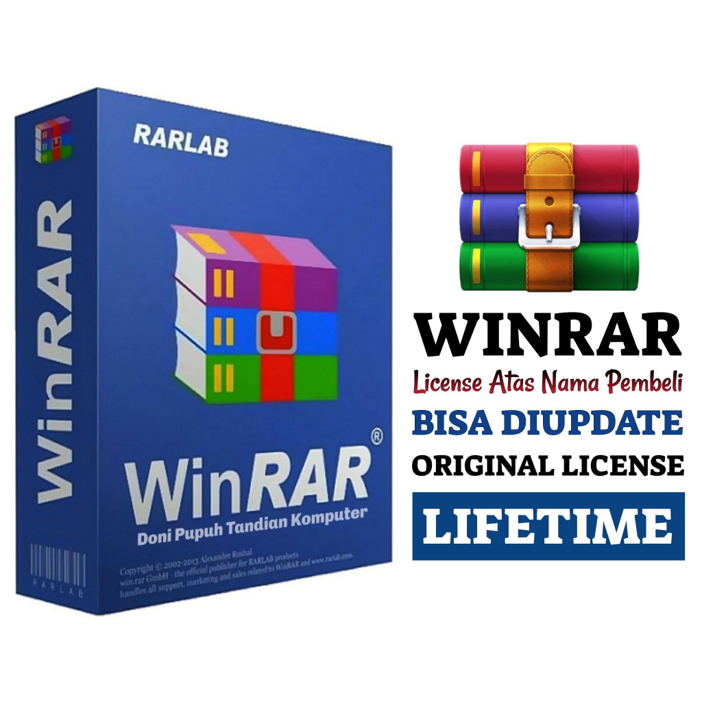 Jual WinRAR License Atas Nama Pembeli & Bisa Update Original Lifetime ...