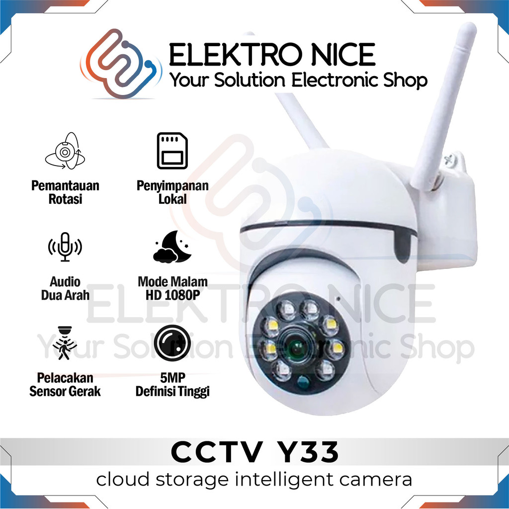 Jual CCTV Smart Y33 Wide Camera Night Vision – IP Camera PTZ V360 Pro ...