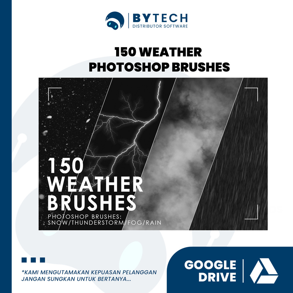 Jual 150 WEATHER PHOTOSHOP BRUSHES | PHOTOSHOP | Shopee Indonesia
