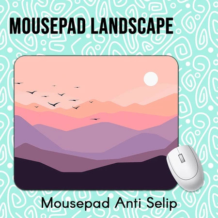 Jual lanskap estetika Mousepad Gaming Ukuran 260mm*210mm*3mm Bahan Soft ...