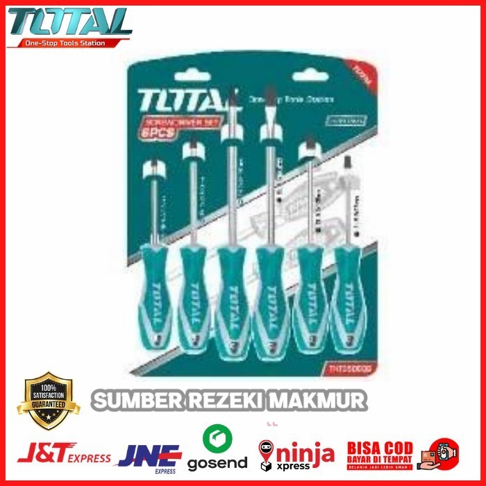 Jual SCREWDRIVER/OBENG SET 6PCS THT250606 | Shopee Indonesia
