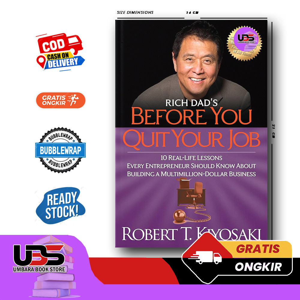 Jual Before You Quit Your Job - Robert T. Kiyosaki (English) | Shopee ...