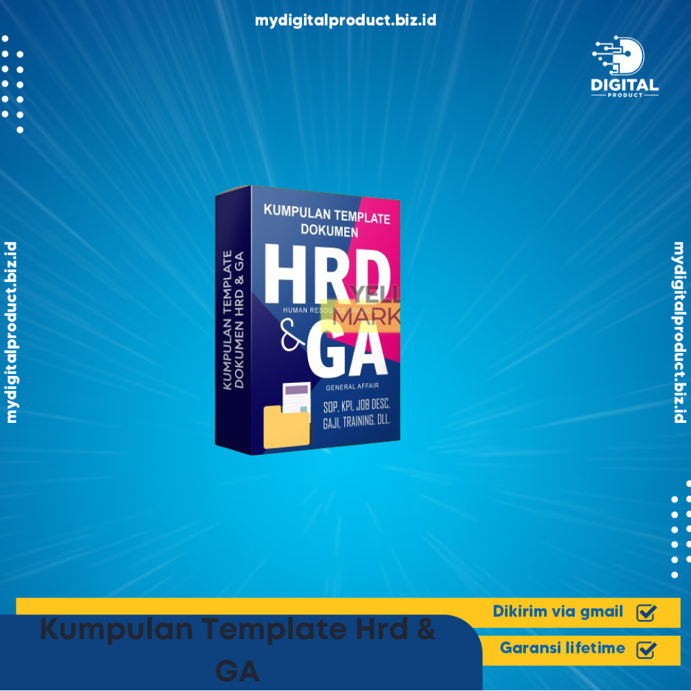Jual Template HRD & GA Lengkap - Rekrutmen + Orientasi + Kompensasi ...