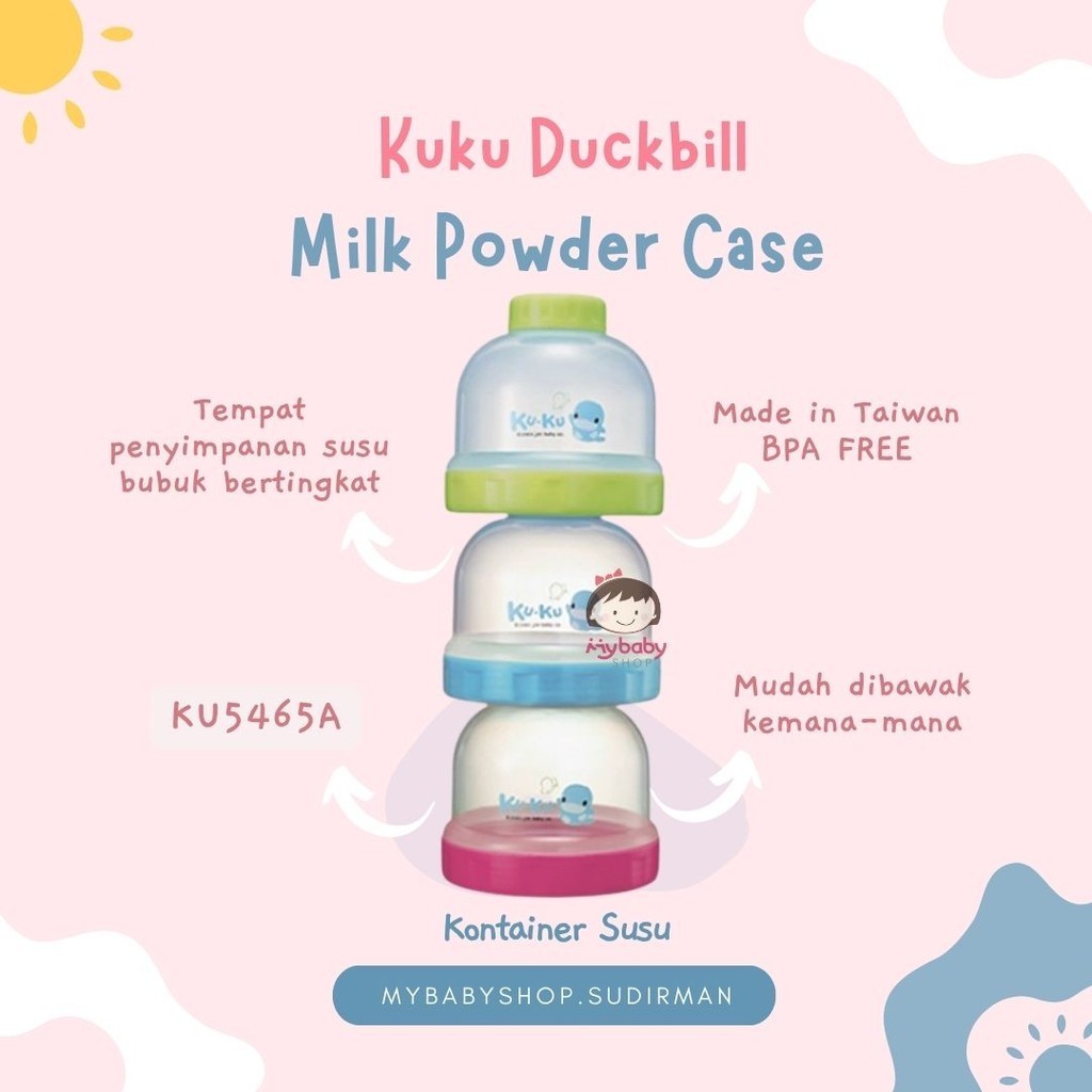 Jual Kuku Duckbill KU5465 Stackable Milk Powder Container |Wadah Tempat Susu Formula & Snack ...