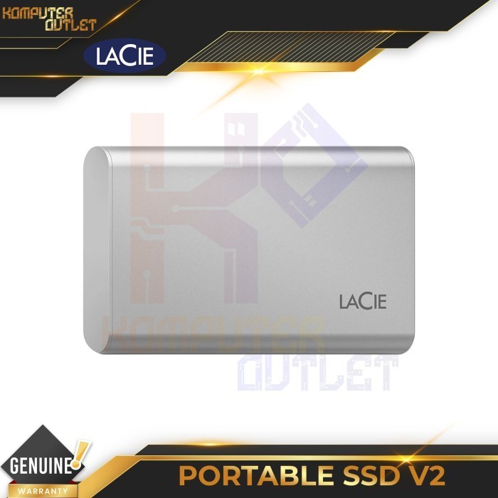 Jual LACIE PORTABLE SSD V2 1TB (USB-C) - SSD EKSTERNAL DRIVE 1 TB | Shopee Indonesia