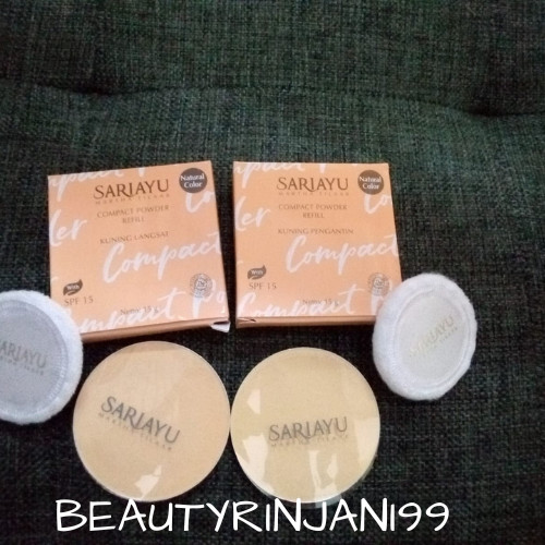 Jual Sariayu Refill Compact Powder SPF15 15gr/bedak padat isi ulang ...