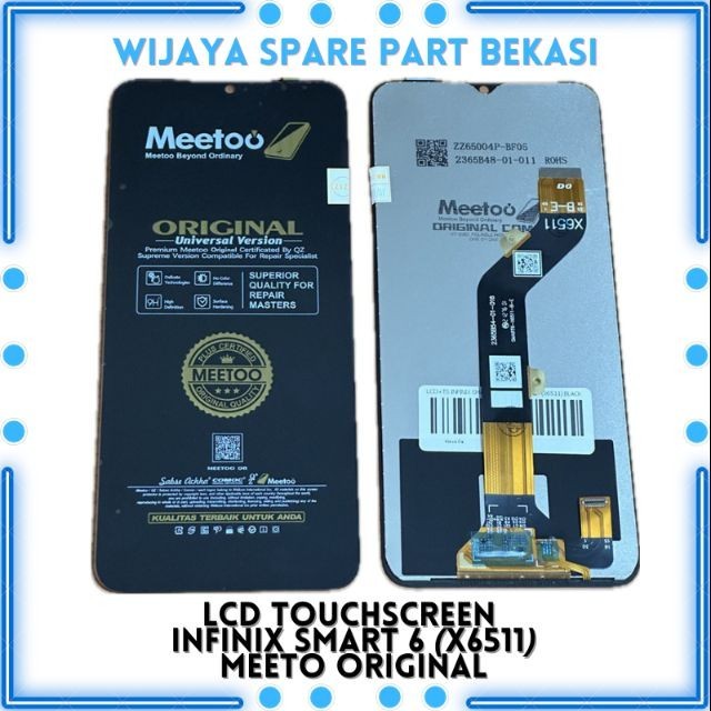 Jual LCD TOUCHSCREEN INFINIX SMART 6 MEETO ORIGINAL (X6511/X6511B ...