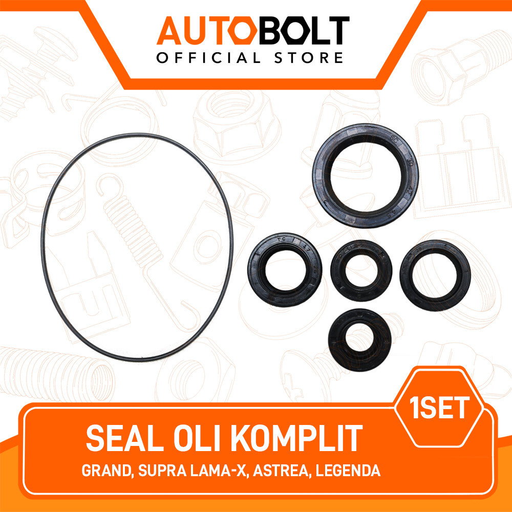 Jual Sil Seal Oli Oil Grand & Supra Lama X & Astrea & Legenda Assy Set Kit Komplit Lengkap ...