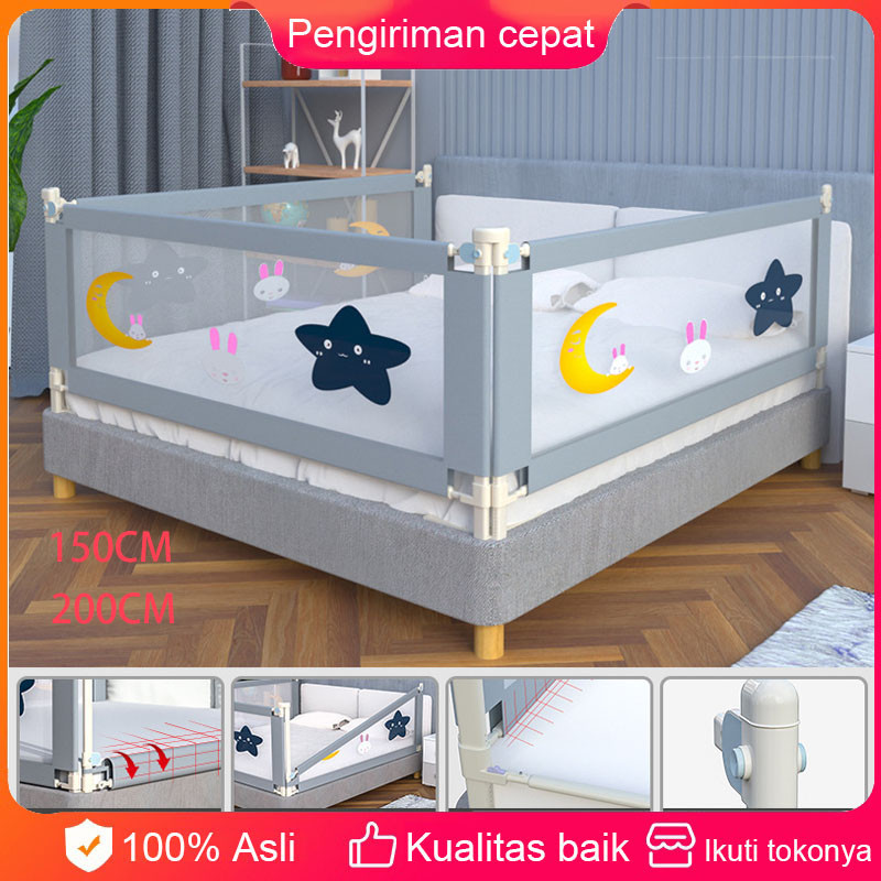 Jual CARE Baby Bedrail Baby Bed Rail Safety Guard Bedguard Fence Extra ...
