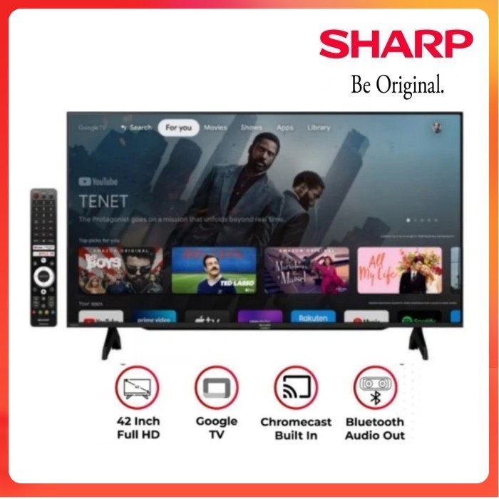 Jual SHARP 2T-C42FG1I / 42FG1i / C42FG1 / 42FG1 Full Hd GOOGLE TV 42 inch | Shopee Indonesia