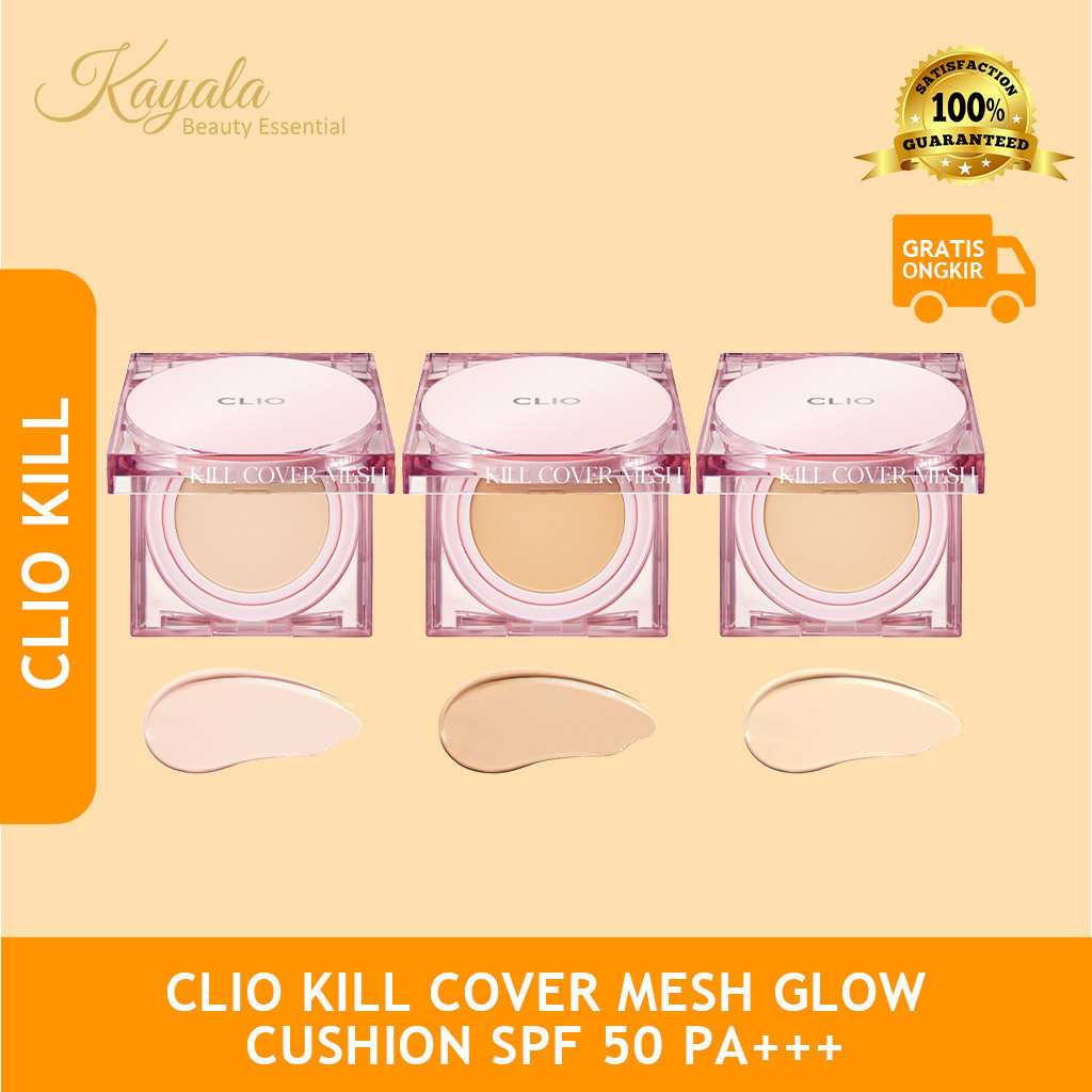 Jual CLIO KILL COVER MESH GLOW CUSHION SPF 50 PA+++ 2-BP LINGERIE ...