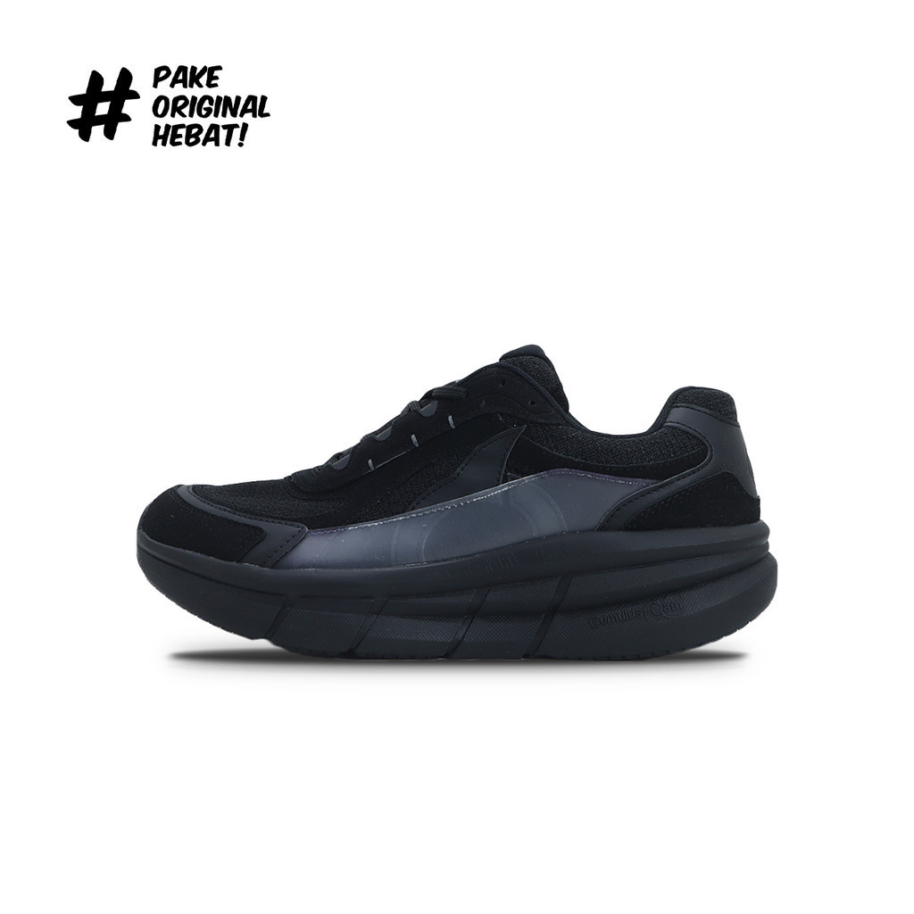 Jual Ortuseight Sepatu Sneakers Octagon - All Black | Shopee Indonesia