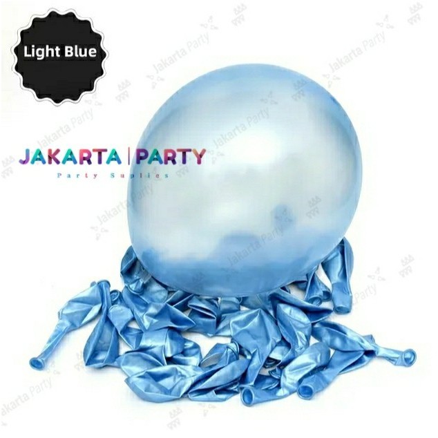Jual Balon Latex Metalik 1 Pack Isi 50 Pcs / Balon Per Pack / Balon ...
