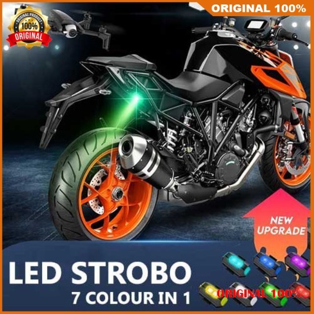 Jual LED STROBO 7 Colour in 1 Motor Mobil 100% ASLI ORIGINAL | Shopee ...