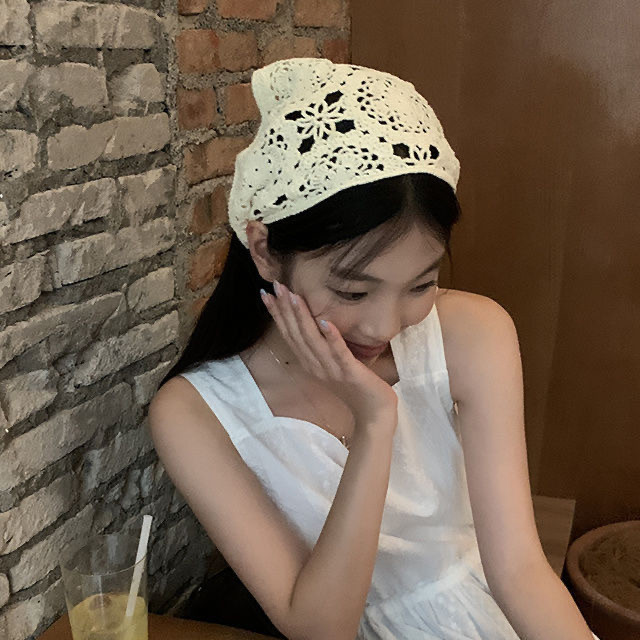 Jual Town Shell - Buckwheat Knitted Korean Head Band Scarf / Bandana ...