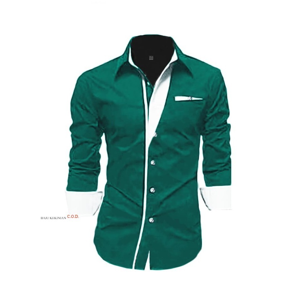 Jual Baju JACKSON TOSCA SC Kemeja Pria katun strecth tosca Kekinian ...