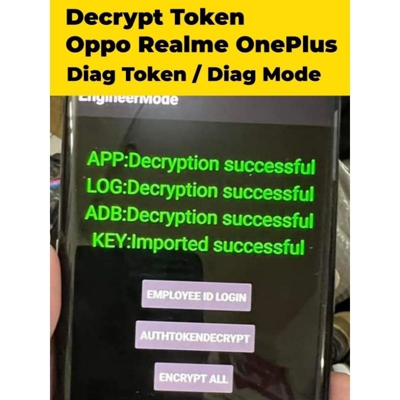 Jual Decrypt Token Oppo Relame Oneplus | Token Diag | Shopee Indonesia
