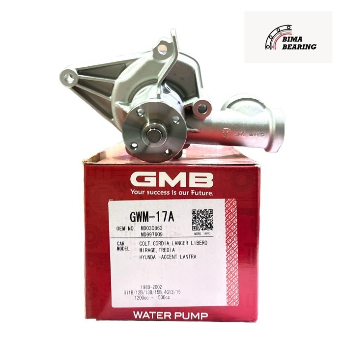 Jual WATER PUMP HYUNDAI GETZ ACCENT VERNA AVEGA LANCER SOHC DOHC GWM-17 GMB JAPAN POMPA AIR ...