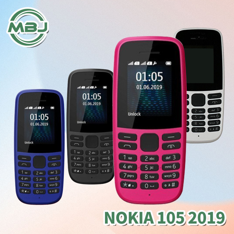 Jual [Hot] NOKIA 105 2019 KING ponsel berfitur tombol kaset ganda ...