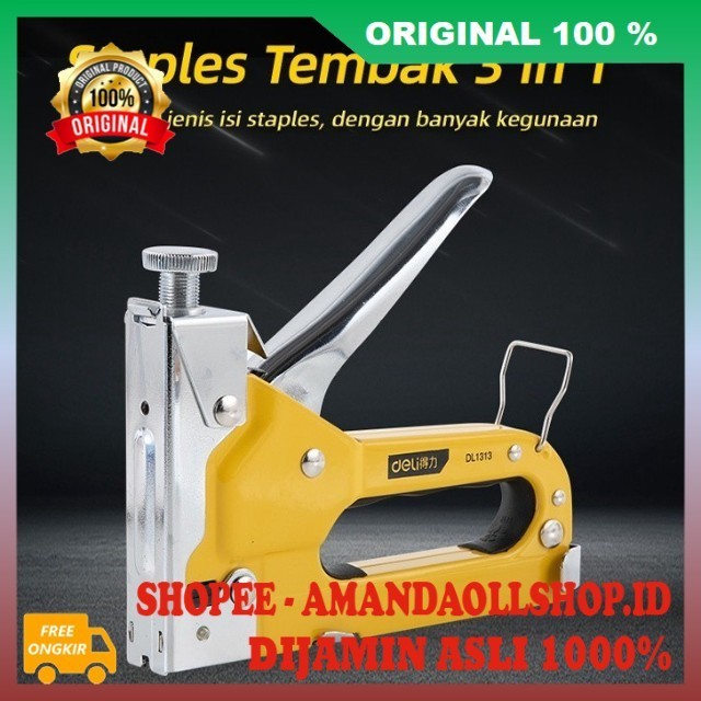 Jual Staples Tembak 3 in 1 Staples Pertukangan Staples Tembak Jok Paku ...