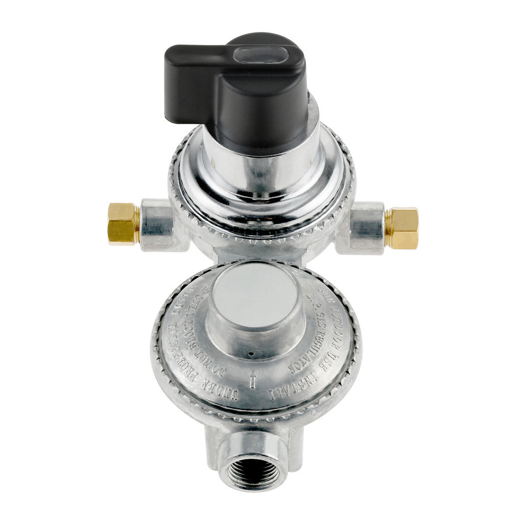 Jual Double Stage Automatic Regulator RV Gas Propane 2 Tank LP Auto ...