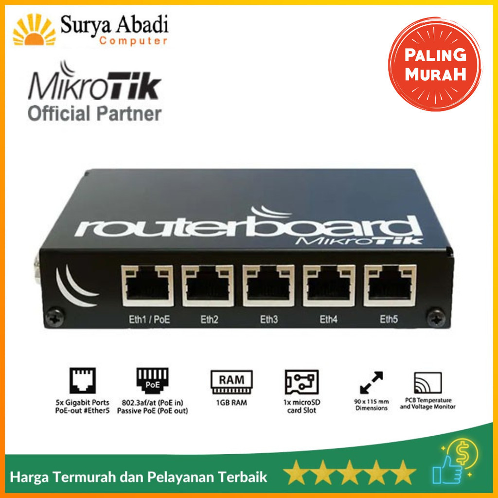 Jual MikroTik RB 450 Gx4 RB450Gx4 | Shopee Indonesia
