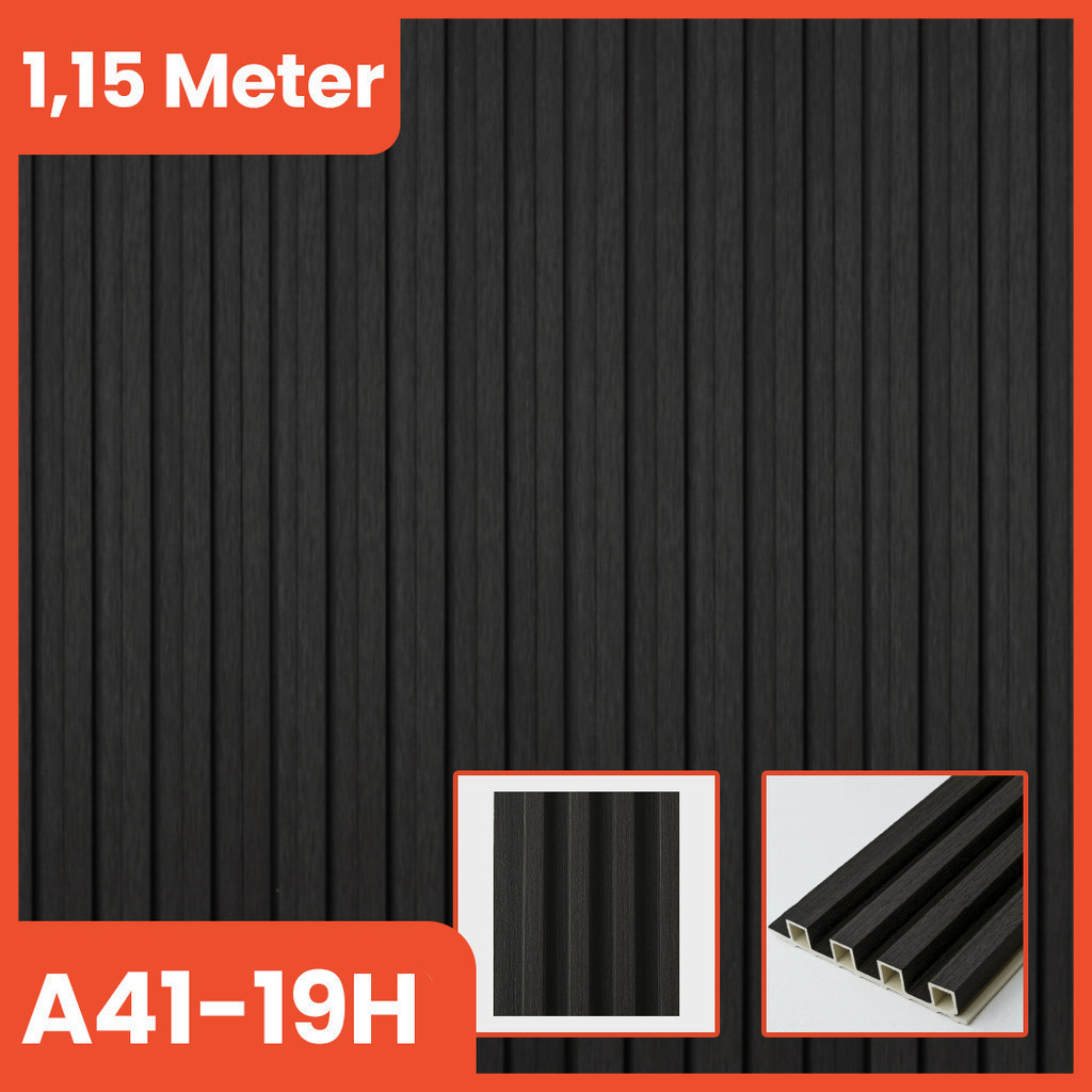 Jual Paus Biru - WALL WPC WOOD PANEL WALLPANEL WPC PVC KAYU DINDING UKURAN 1,45 METER KETEBALAN ...