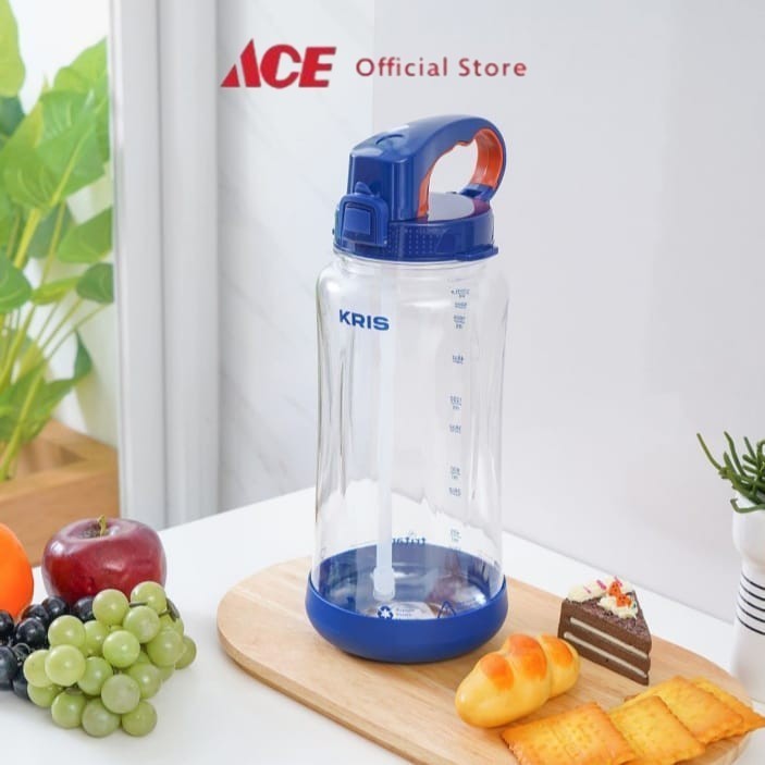 Jual Ace Kris 2 Ltr Botol Minum Biru Light / navy | Shopee Indonesia