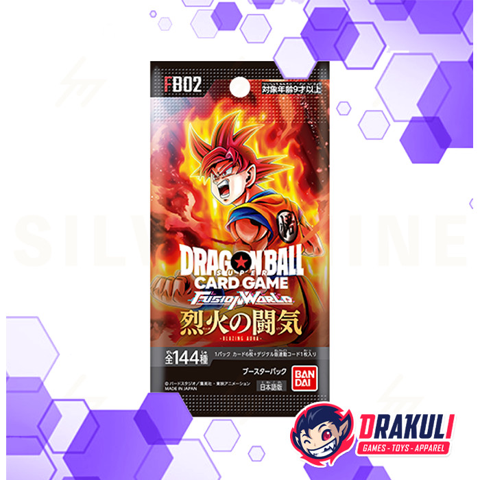 Jual TCG Dragon Ball Booster Pack Fusion World - Blazing Aura FB02 | Shopee Indonesia