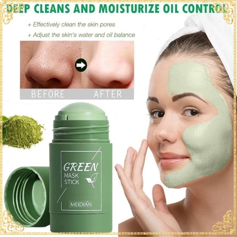 Jual Meidian green mask stick / green tea mask | Shopee Indonesia