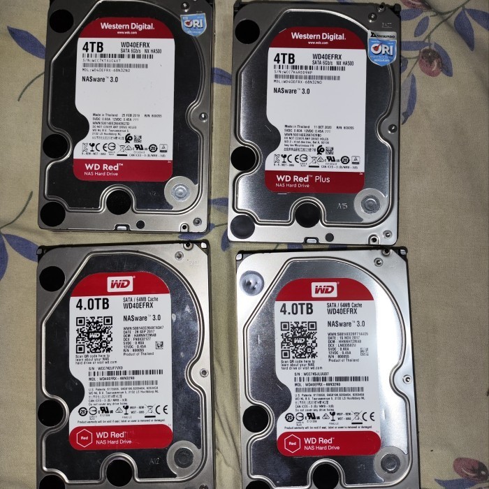 Jual HDD internal 3.5 sata 4 tb EFRX WD red | Shopee Indonesia