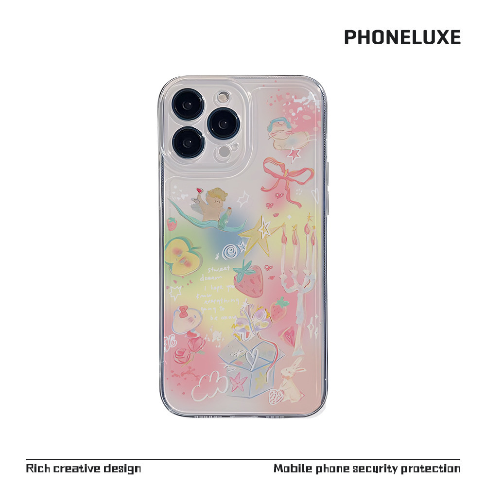 Jual CASE TPU Space Clear Case for iPhone 7 8 6 6S Plus 11 13 12 Case ...