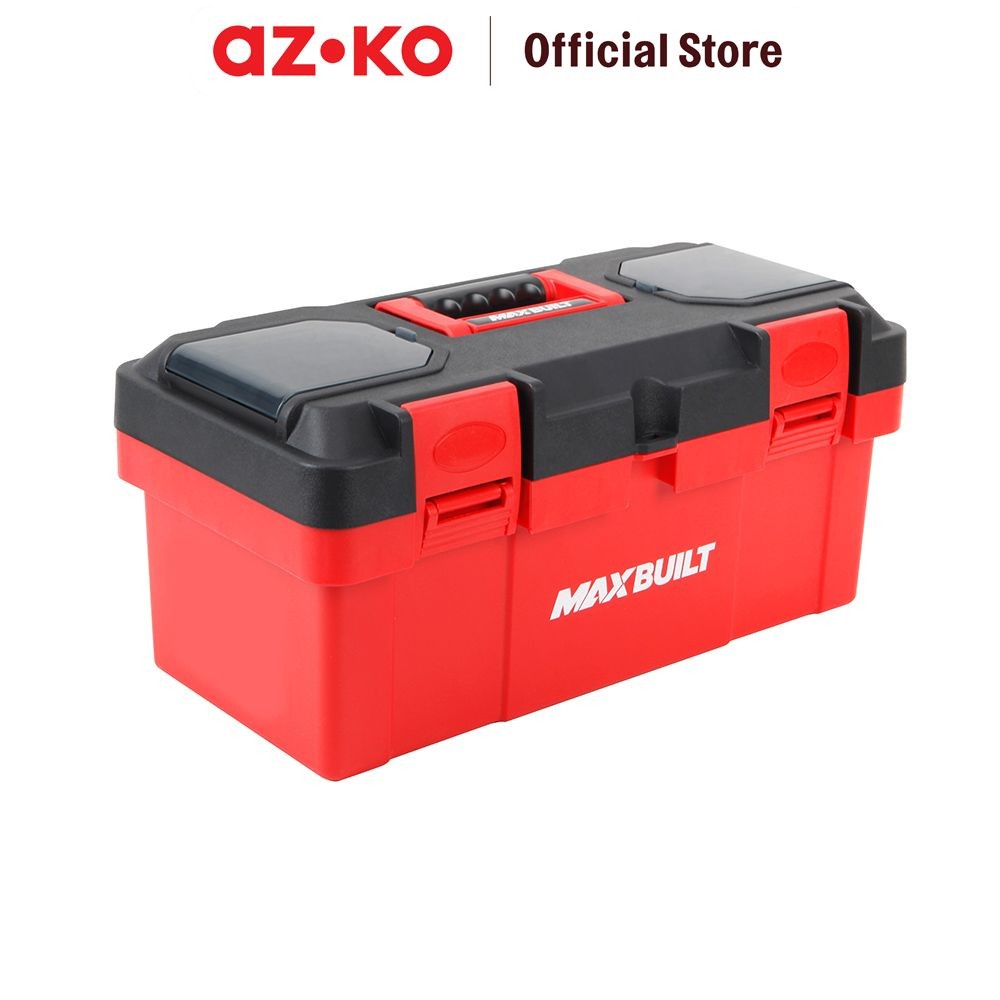 Jual AZKO Maxbuilt 40X21X19 cm Kotak Perkakas Plastik - Merah/Hitam ...